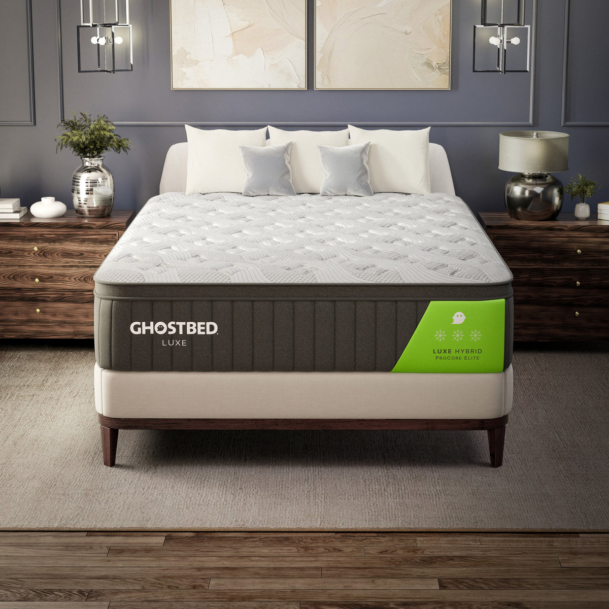GhostBed Luxe Hybrid Mattress: The Coolest Bed in the World™ | GhostBed®