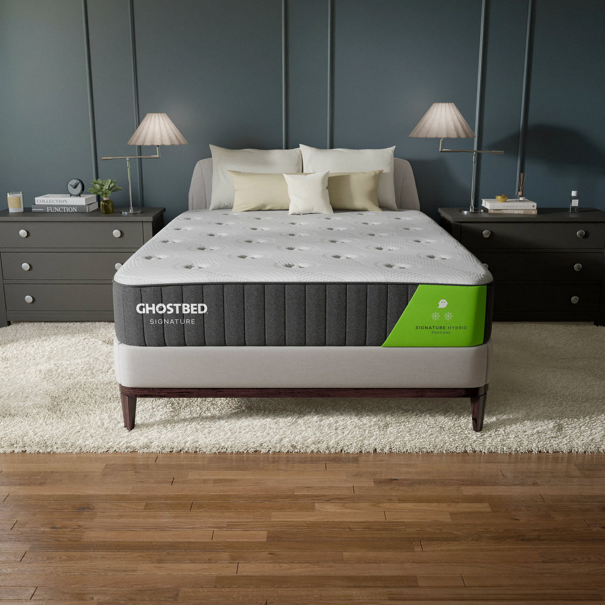 GhostBed Signature Hybrid Mattress: 12” Premium Support & Cooling ...